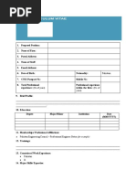 ADB Format | PDF | Consultant | Employment