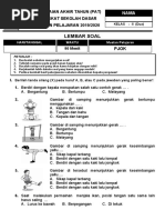 Soal Pjok KLS 2 | PDF