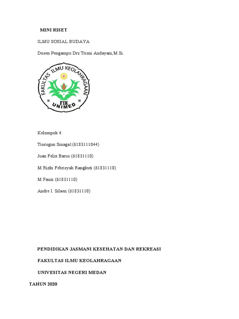 Mini Riset Isbd | PDF