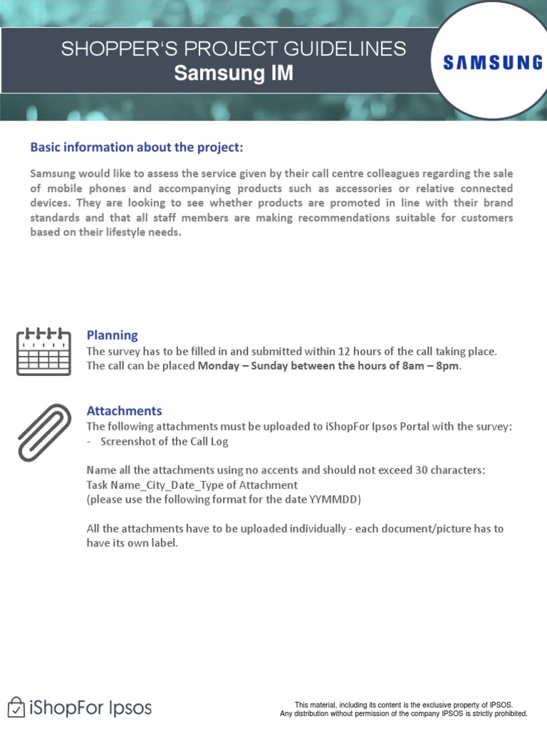Samsung Call Center Survey Guidelines | PDF | Android (Operating System ...
