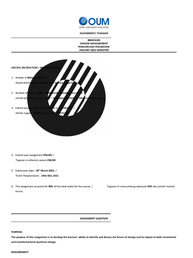 Assignment/ Tugasan | PDF