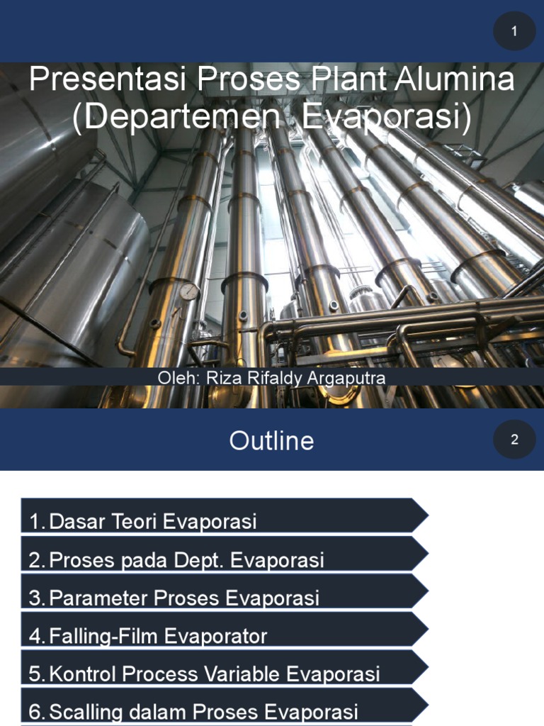 Presentasi Proses Evaporasi | PDF