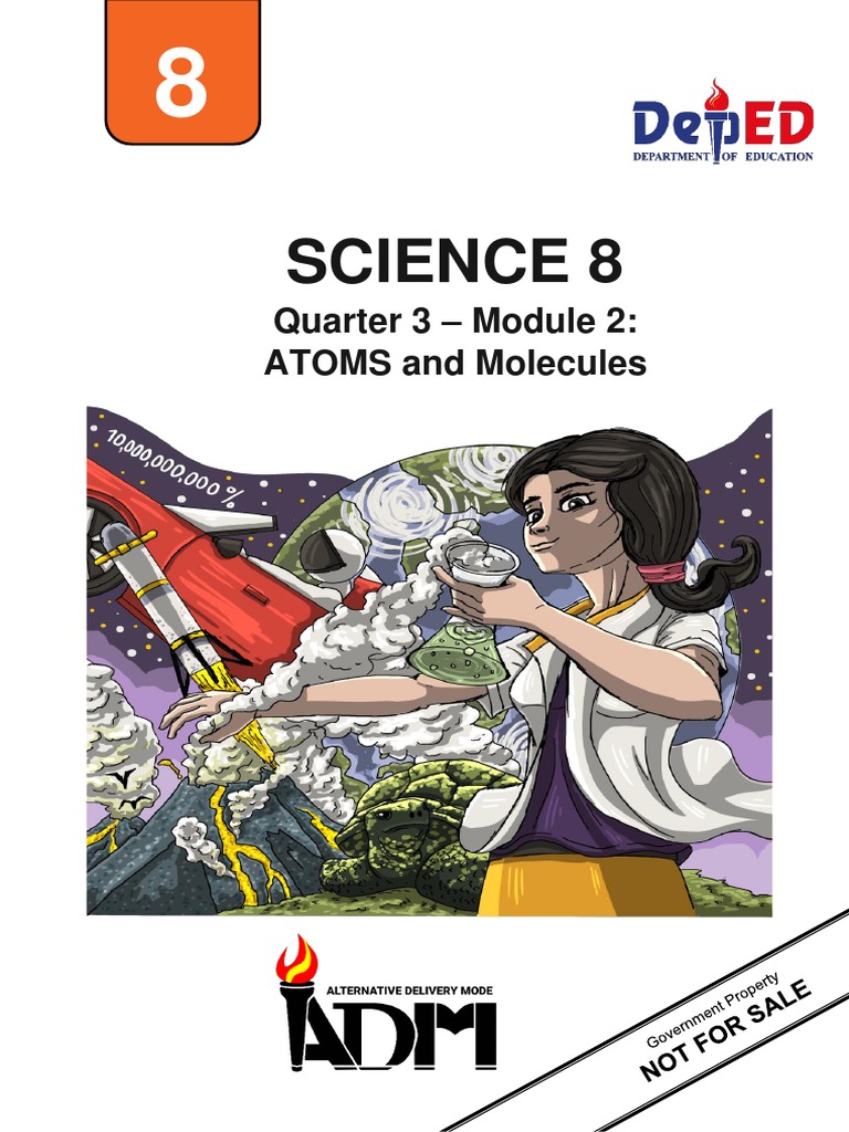 Science 8: Quarter 3 - Module 2: ATOMS and Molecules | PDF | Mixture ...