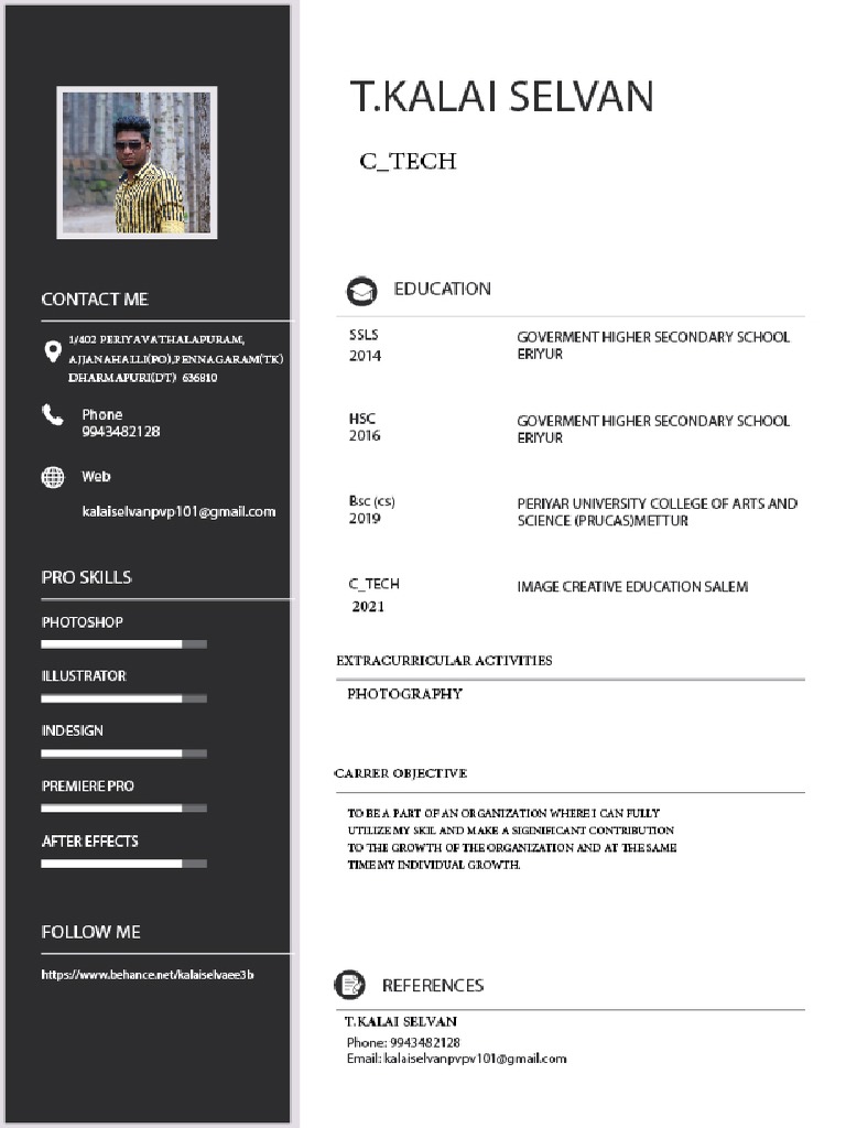 Kalai Resume | PDF
