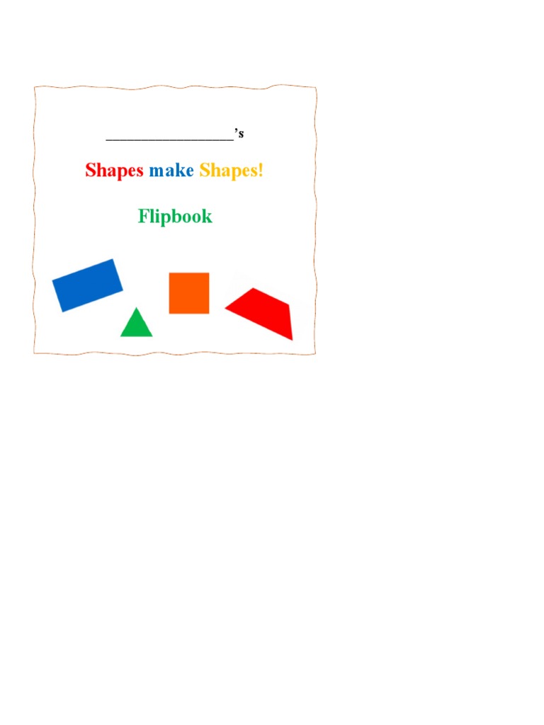 Shapes Flipbook | PDF