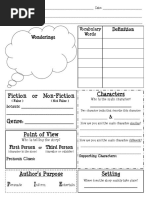 Literature Short Story Elements Worksheet | PDF