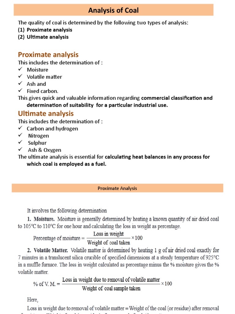 Analysis of Coal | PDF | Coal | Combustion