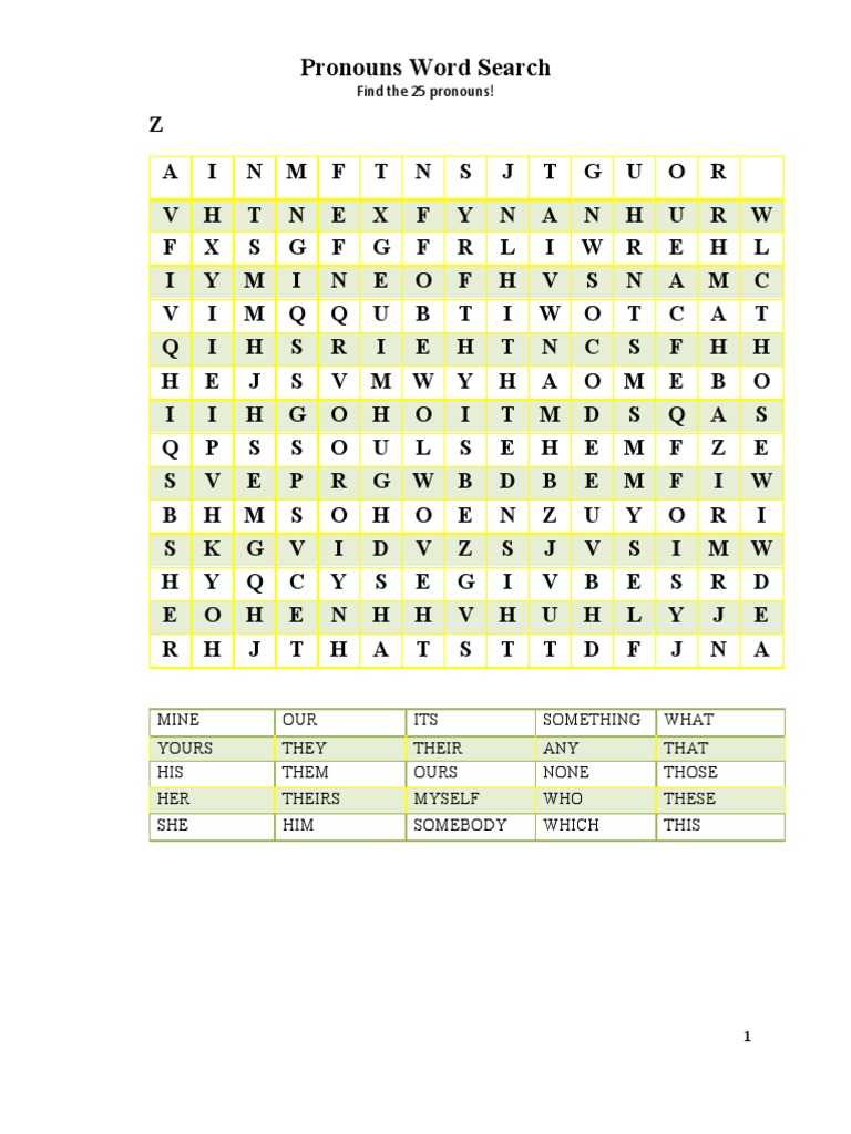 Word Search Basic Grammar | PDF | Human Communication | Syntactic ...