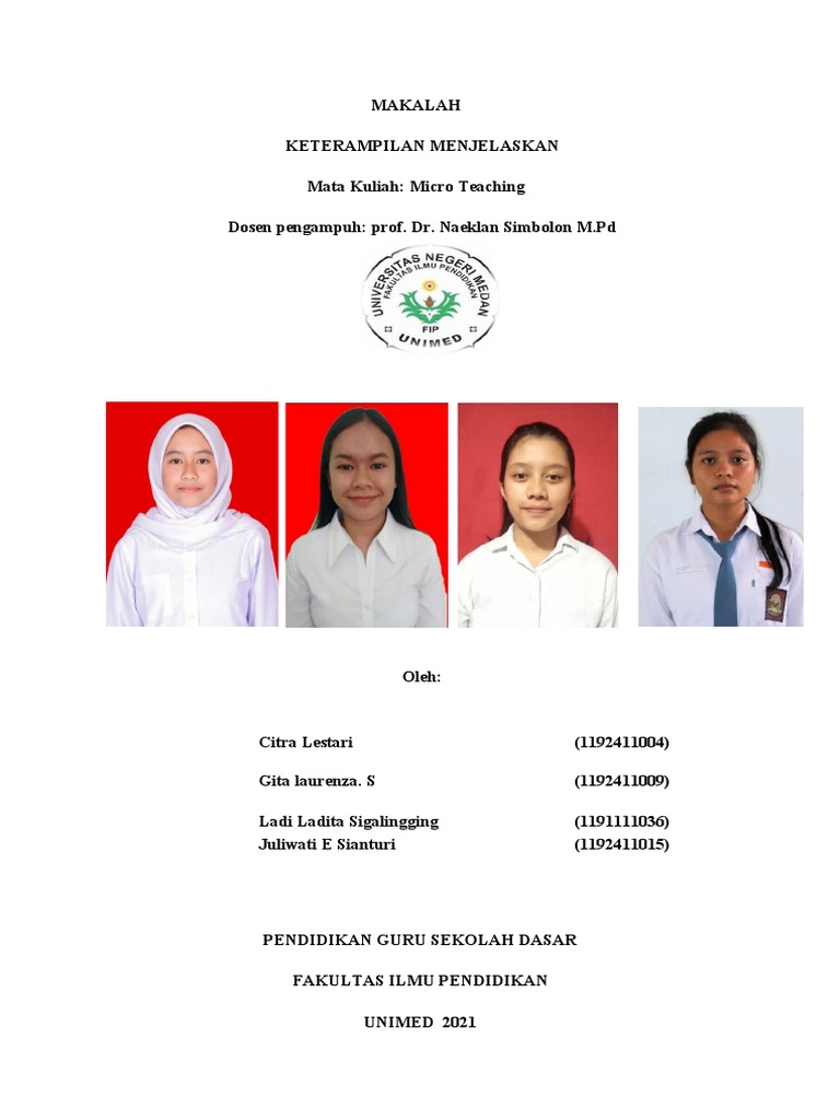 Makalah Kel 4 Keterampilan Menjelaskan | PDF