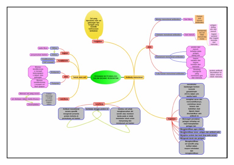 Mind Map Kel. 11 Bioteknologi | PDF
