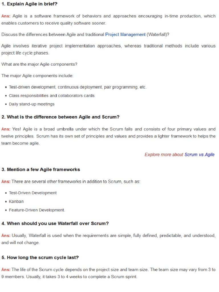 Top 60 Agile Interview Questions & Answers - Mindmajix' - Mindmajix - Com | Download Free PDF ...