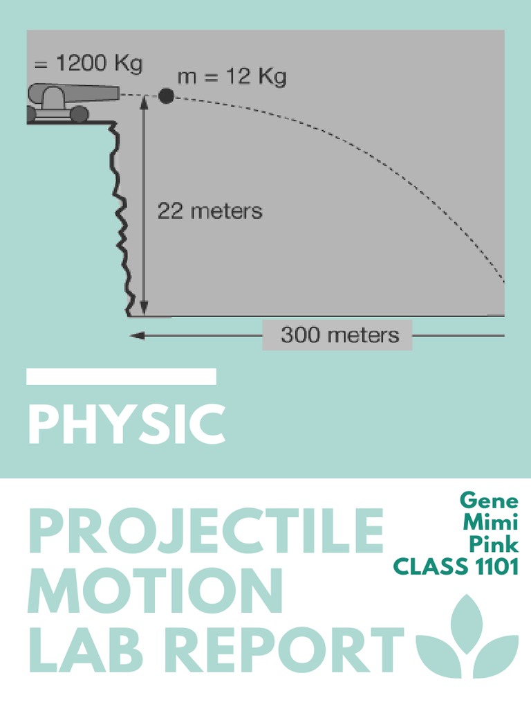Physic: Projectile Motion Lab Report | PDF