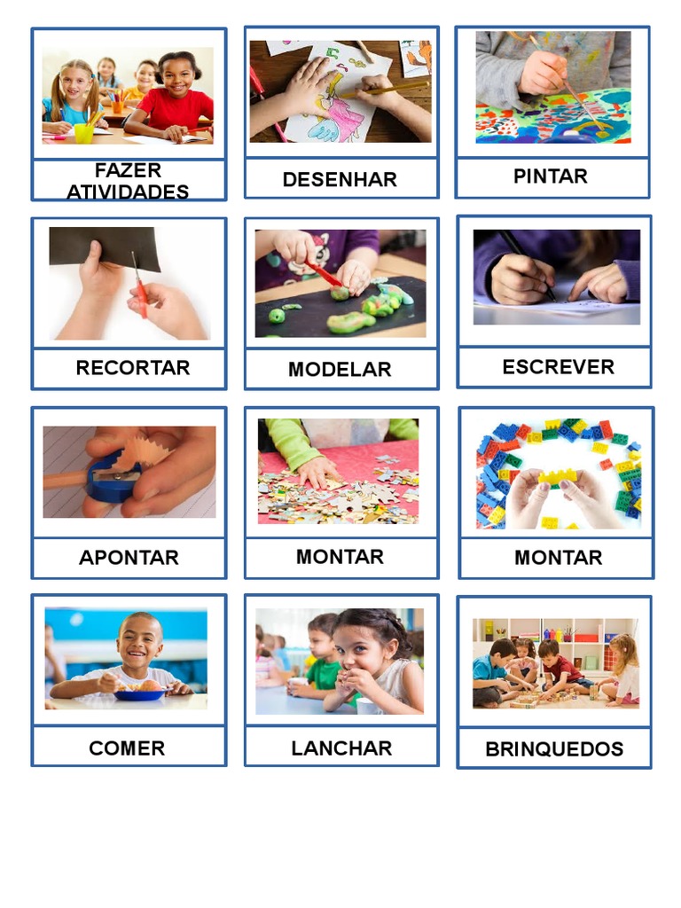 Imagens para Rotina Escolar TEAtividades | PDF | Arte