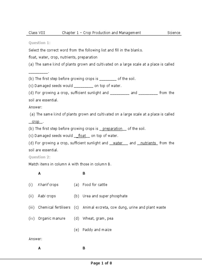Class 8 Science Ncert Solutions | PDF | Microorganism | Combustion
