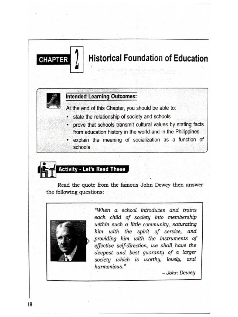 Chapter 2 Historical Foundation of Education | PDF