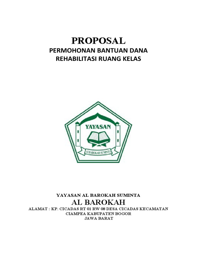 Proposal Al Barokah | PDF