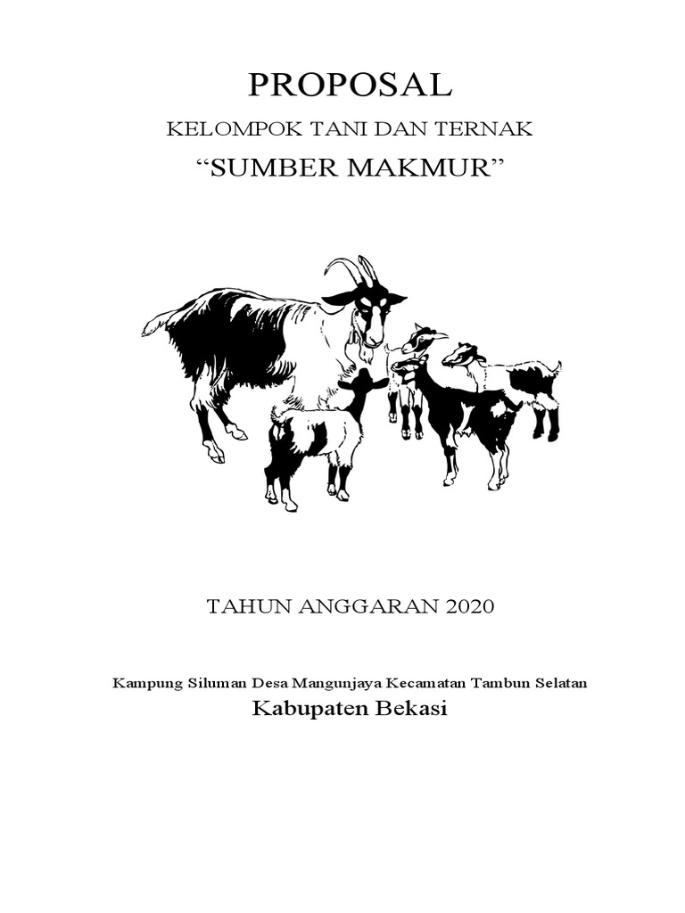 PROPOSAL Kelompok Tani | PDF