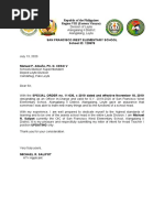 Letter of Intent Addressed To The SDS | PDF