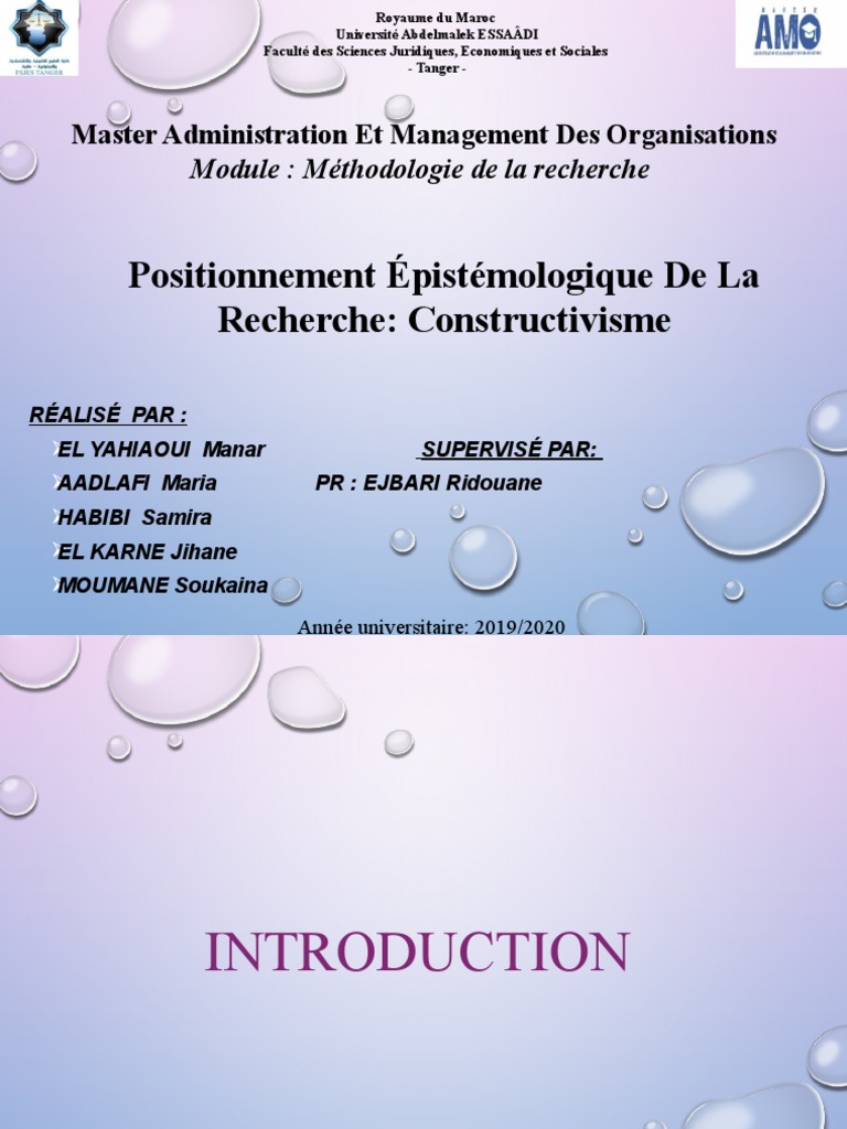 1 - Constructivisme | PDF | Réfutabilité | Épistémologie