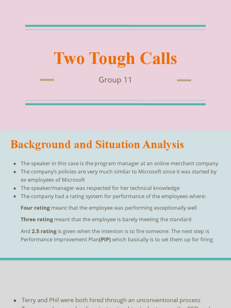 Two Tough Calls | PDF | Applied Psychology | Psychology