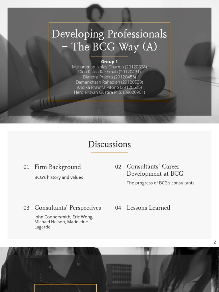 BCG Career Development Insights | PDF | Mentorship | Business