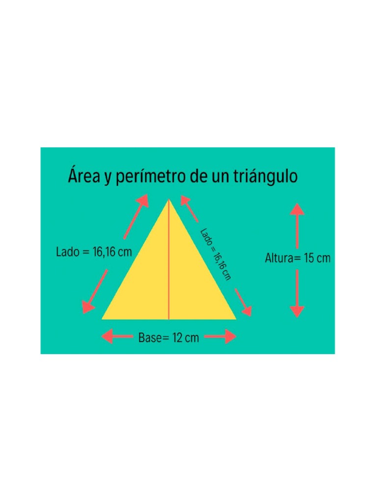Área y Perímetro de Un Triángulo | PDF | Triángulo | Rectángulo