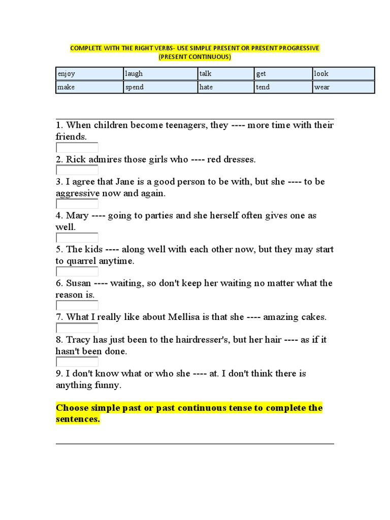 General Verb Review | PDF | Grammar | Language Mechanics