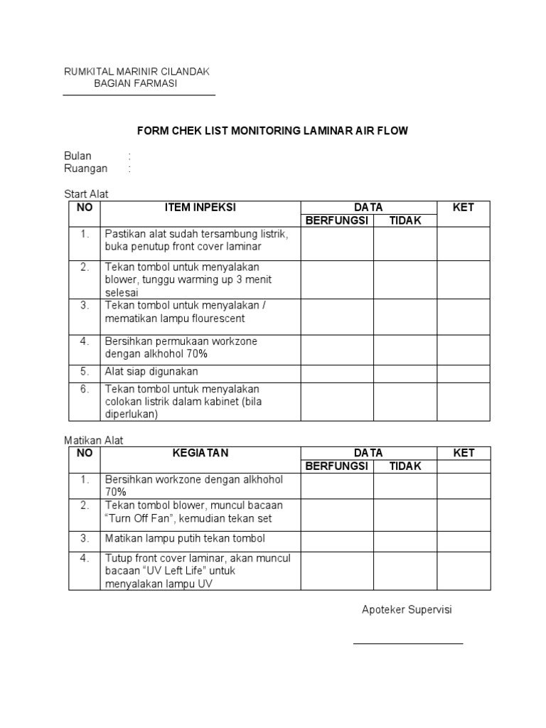 Monitoring Laf | PDF