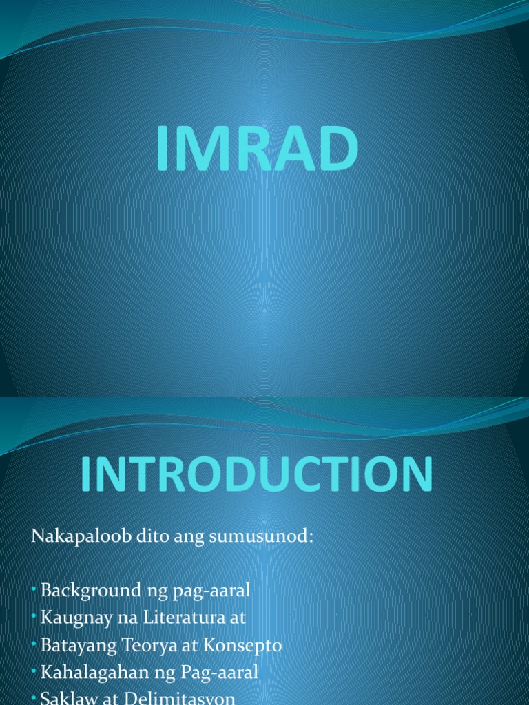 Imrad | PDF