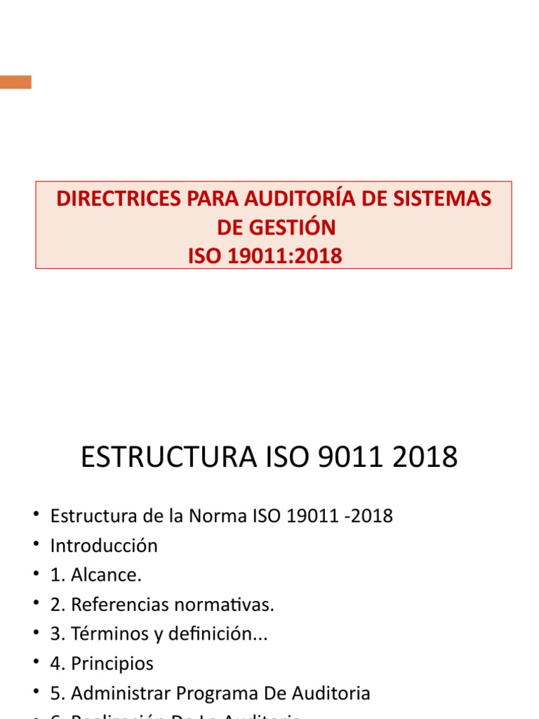 Auditorias Iso 9011 | PDF | Auditoría | Contabilidad y Auditoria