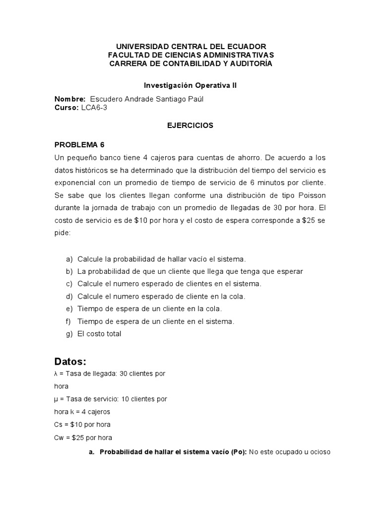 Deber 8 | PDF | Business | Enseñanza de matemática