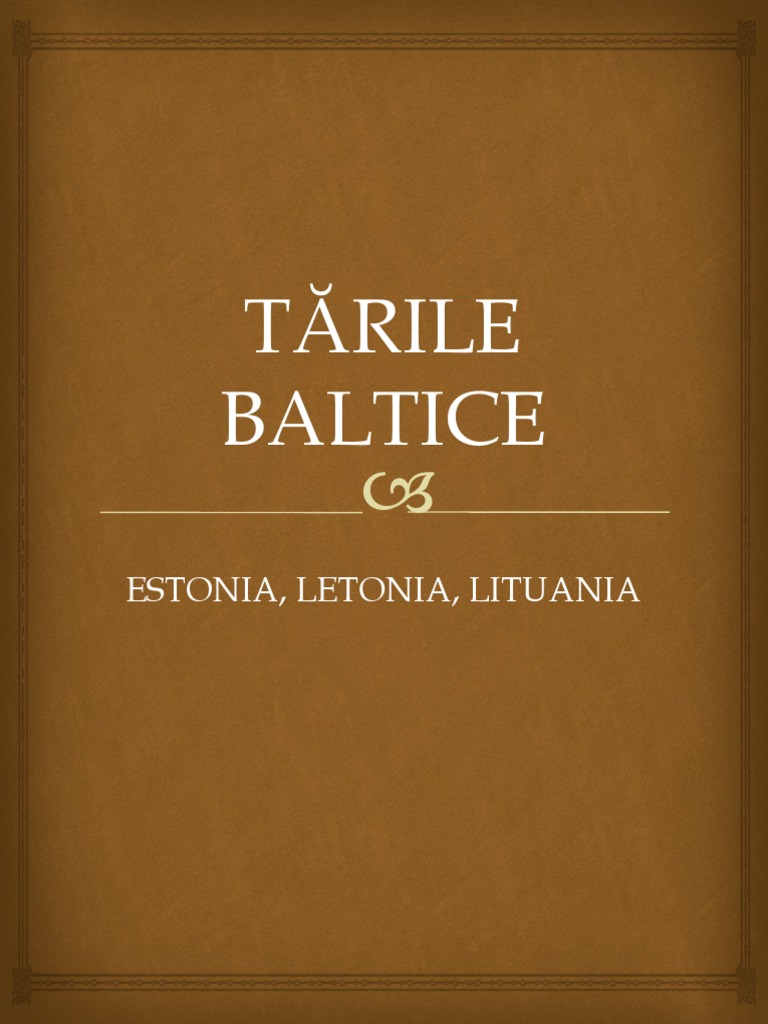Tările Baltice | PDF