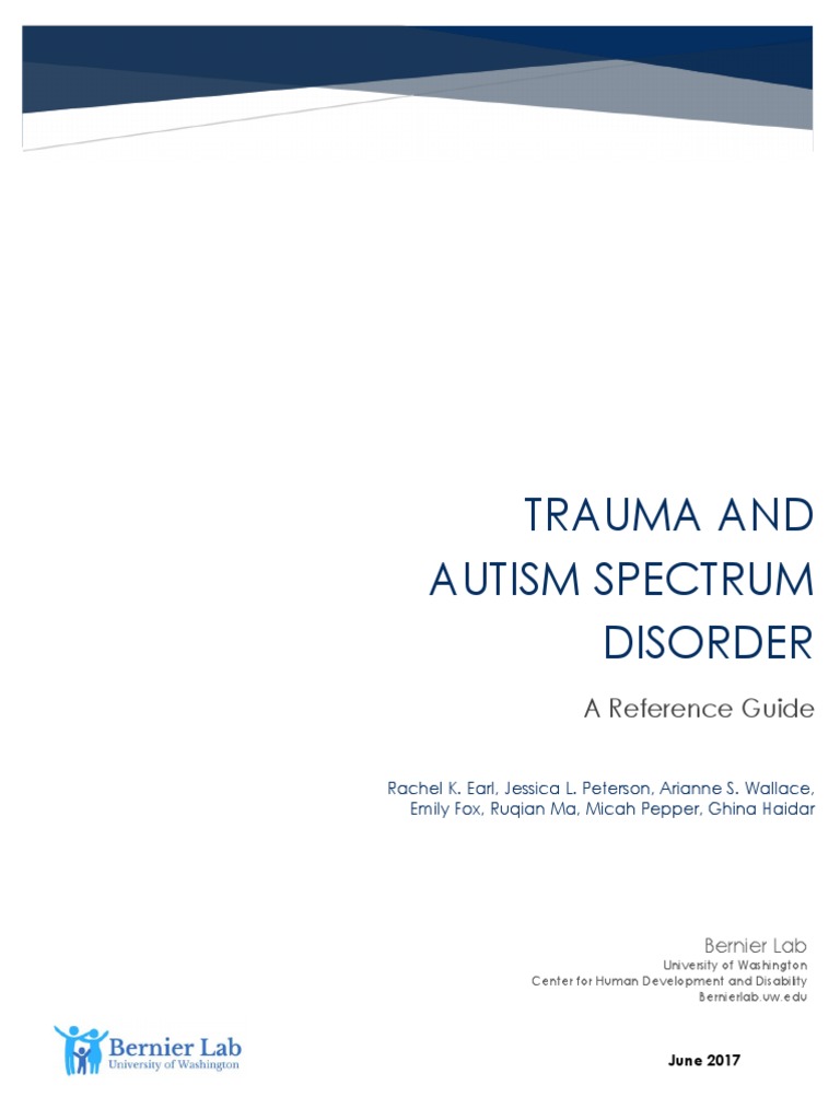 Trauma and Autism Spectrum Disorder Guide | PDF | Autism Spectrum ...