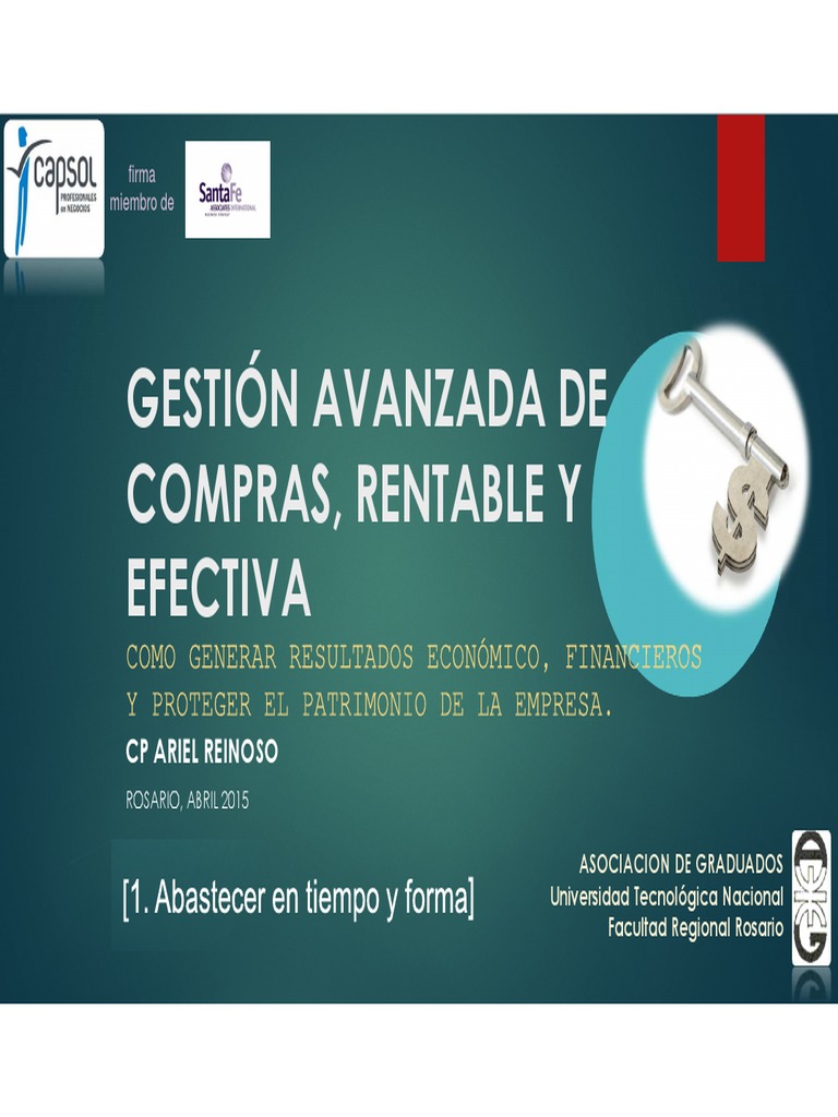 Curso de Compras Avanzado - Modulo 1 | PDF | Gestión de la calidad ...