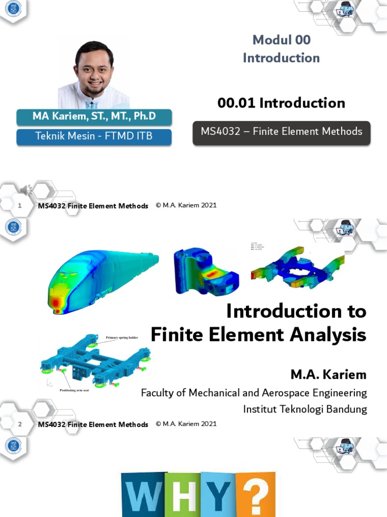 MS4032 - 01 - Introduction To Finite Element | PDF | Finite Element Method | Structural Analysis