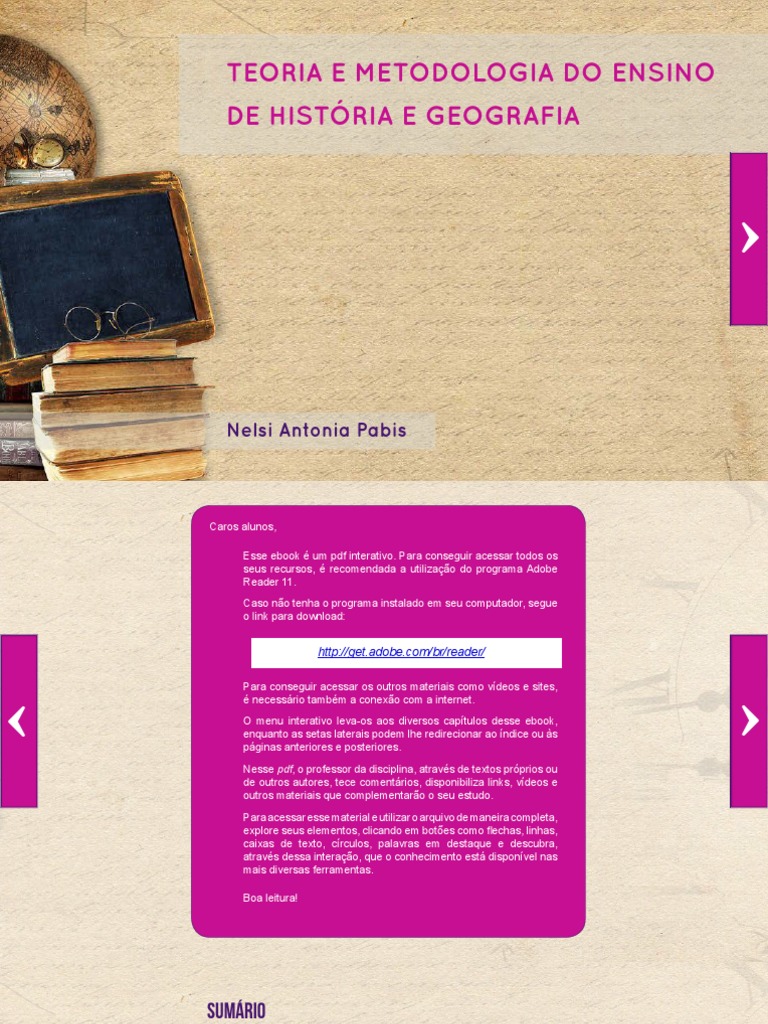 PABIS Teoria e Metodologia História e Geografia | PDF | Pedagogia ...