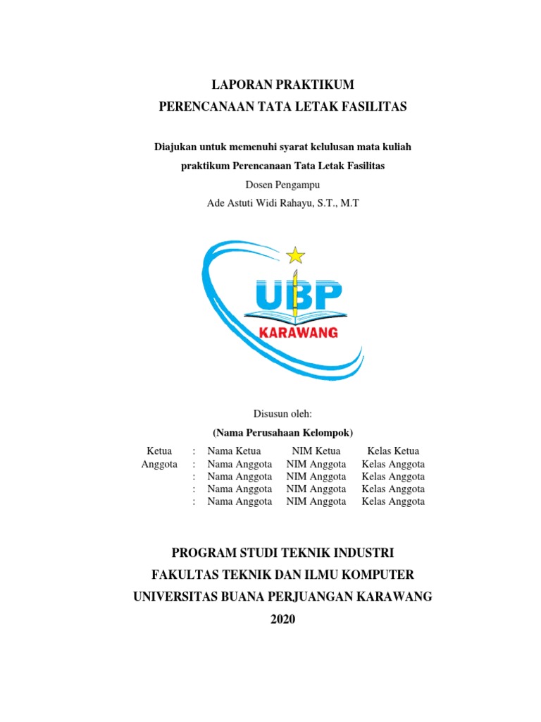 PTLF - Template-Laporan Praktikum | PDF
