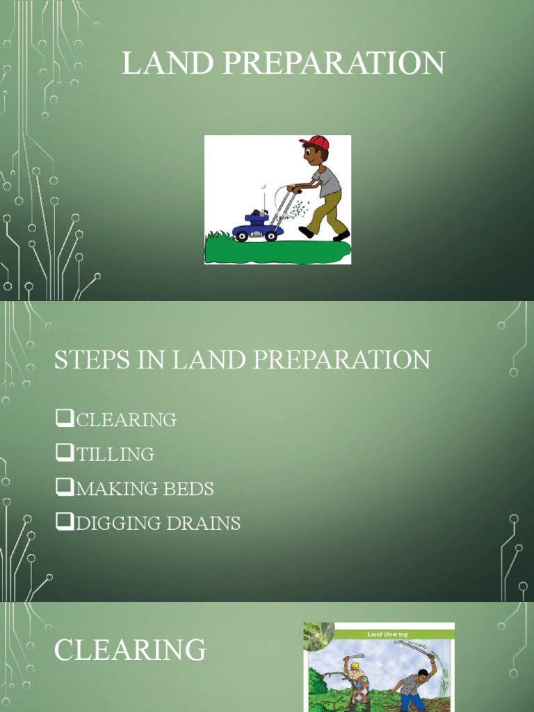 Steps for Effective Land Preparation | PDF