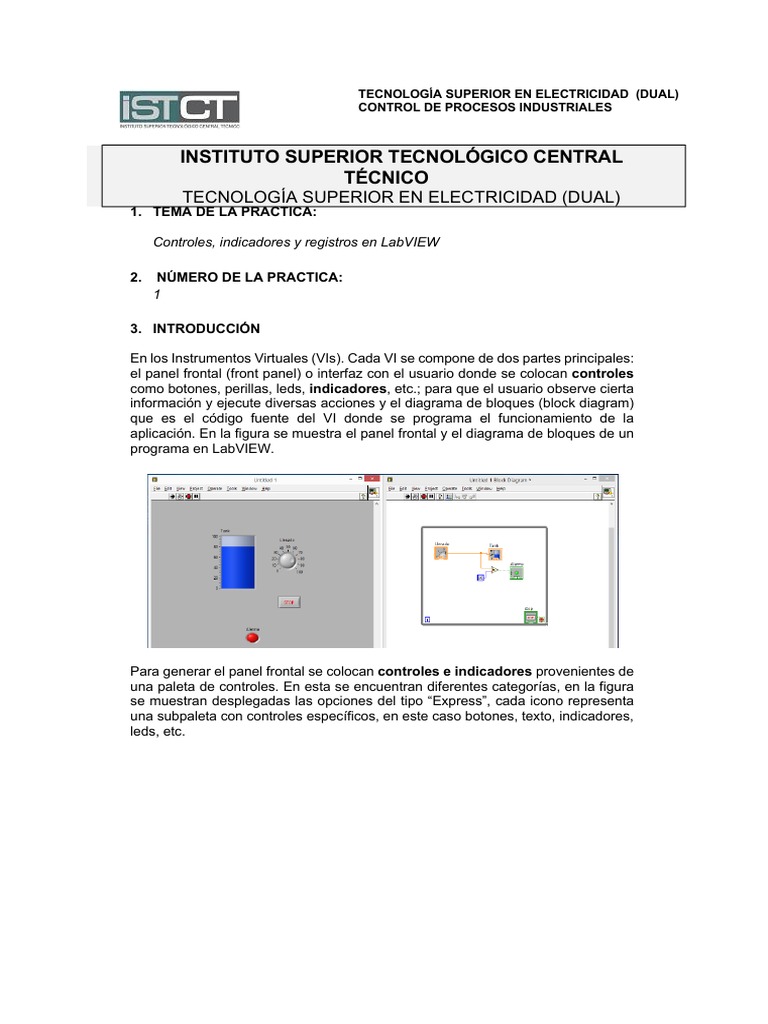 LabVIEW: Control y Simulación Básica | PDF | Programa de computadora | Programación