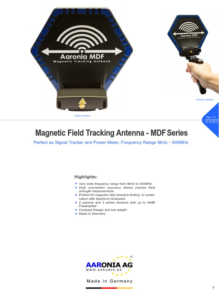 MDF Tracking Antenna | PDF | German Aerospace Center | Antenna (Radio)