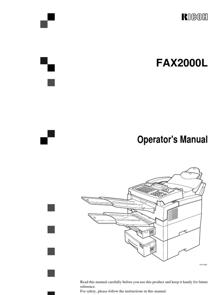 FAX2000L: Operator's Manual | PDF | Telephone | Fax