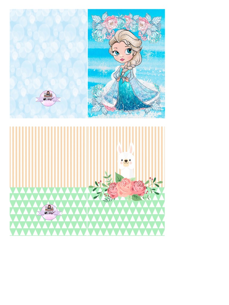 Portadas Mini Libretas Discos | PDF