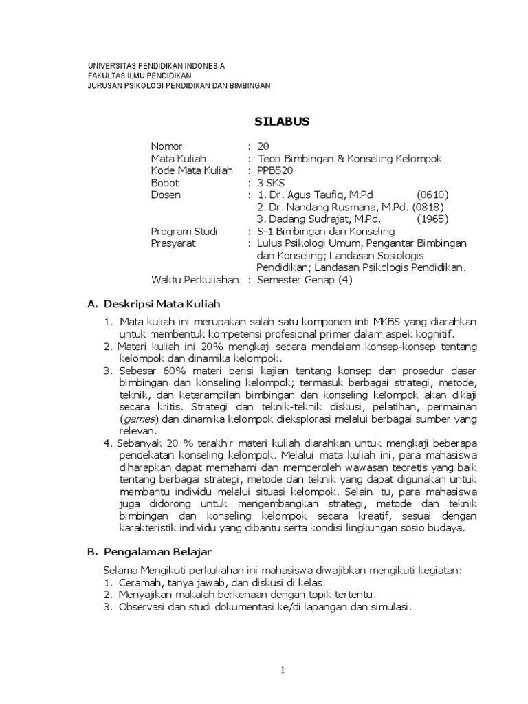 Teori BK Kelompok | PDF | Sains & Matematika