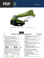 20t Franna Load Chart | PDF | Crane (Machine) | Manufactured Goods