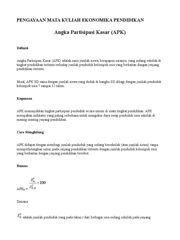 Analisis APK APM | PDF
