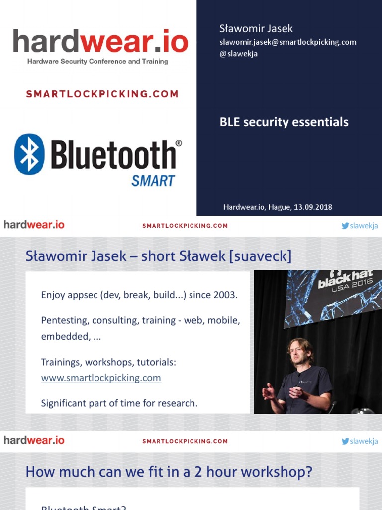 Ble-Security Essentials | PDF | Bluetooth | Encryption