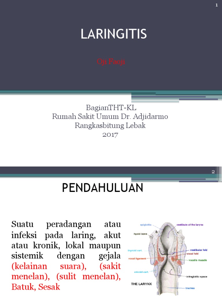 Laringitis | PDF | Kesehatan Holistik
