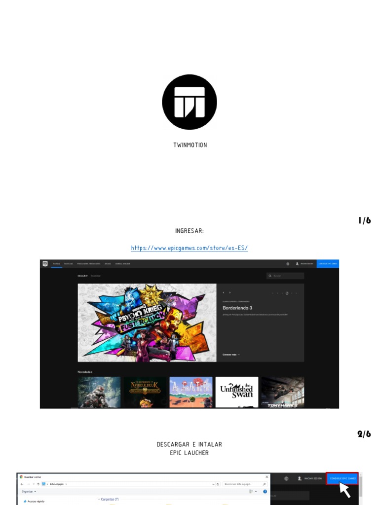 Guía para Descargar Twinmotion | PDF