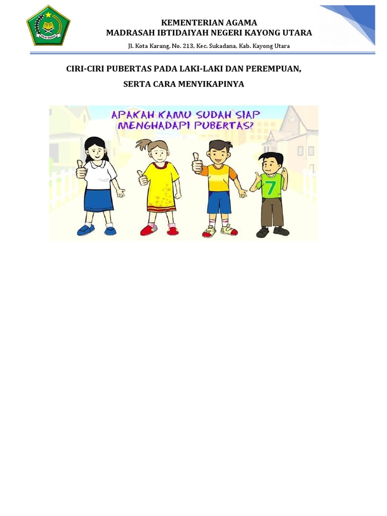Bahan Ajar Pubertas | PDF