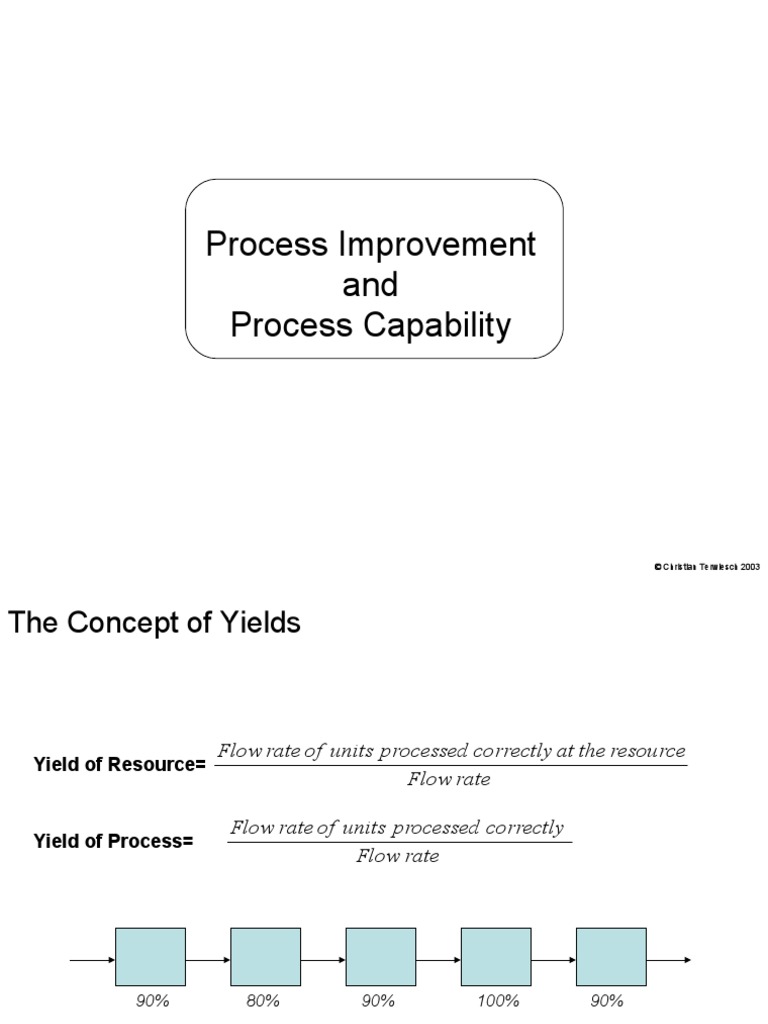 Process Capability Slides | PDF | Production And Manufacturing ...